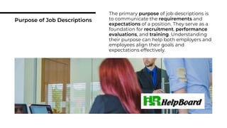 What is Job Description, Writing Job Description | PPT