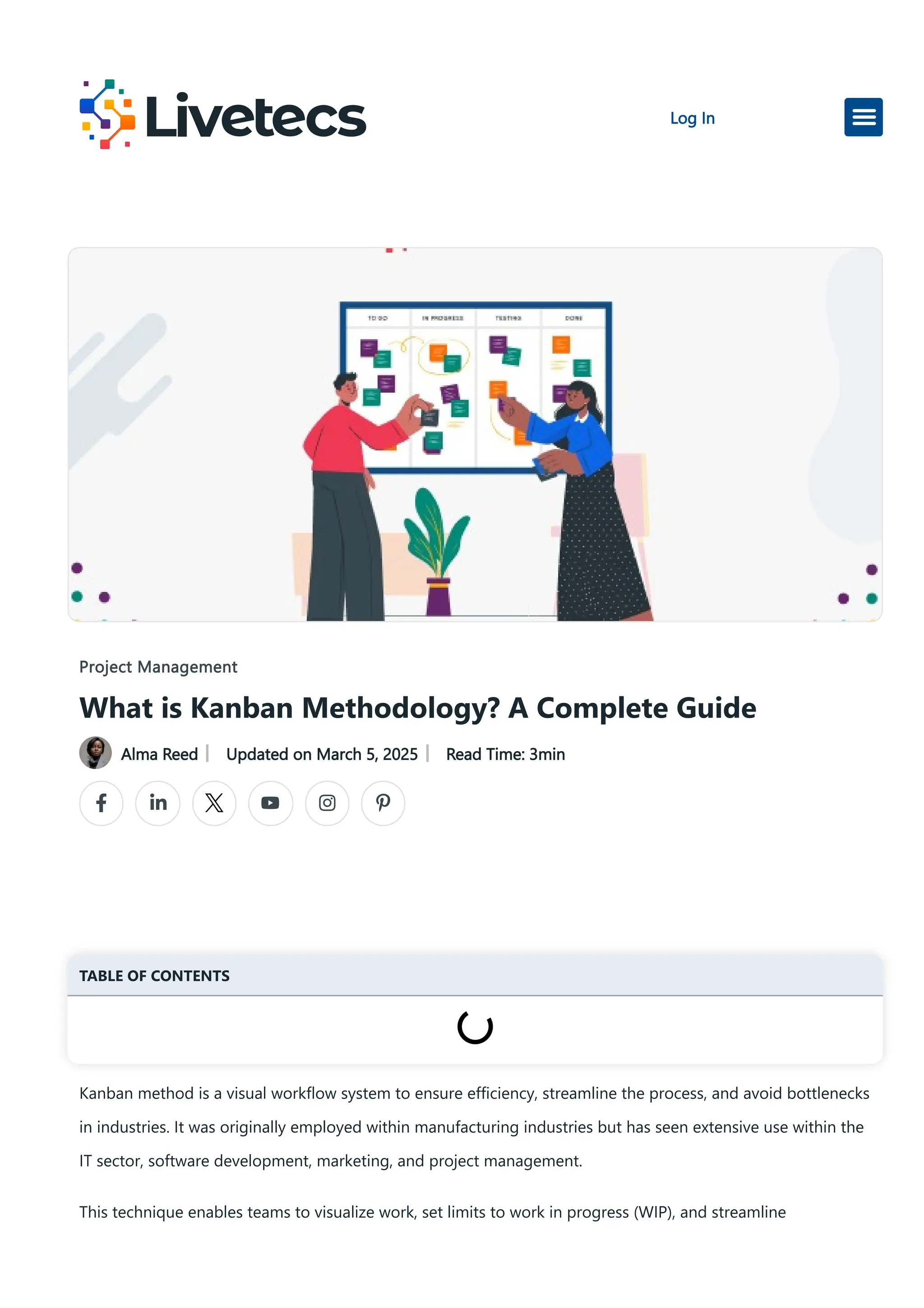 Kanban Methodology: A Complete Guide to Streamlining Workflows | PDF