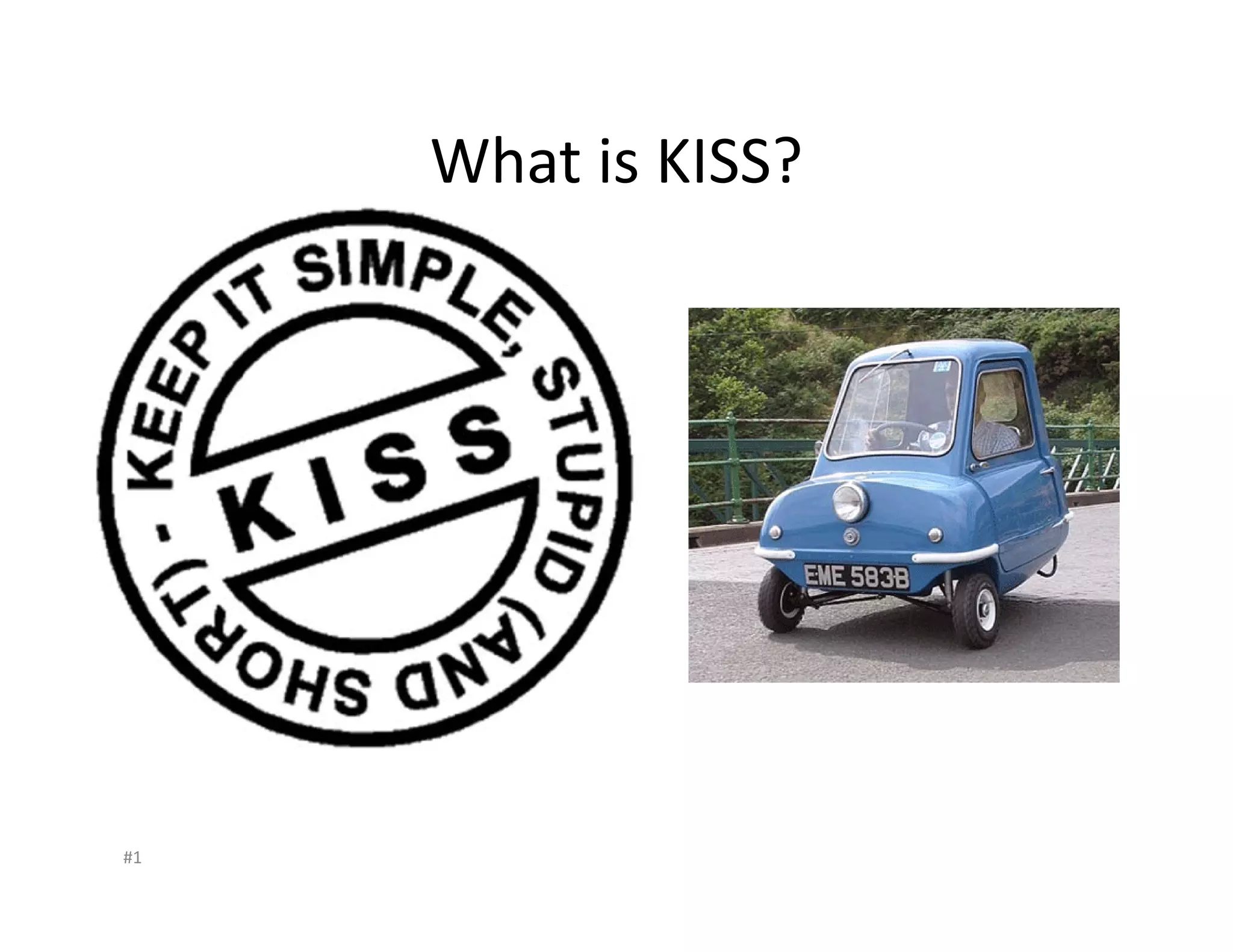 What is the KISS principle | PDF