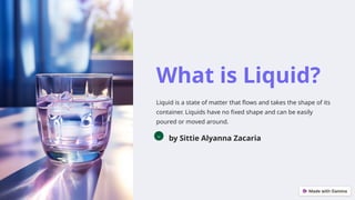What is the characteristics of Liquid.pptx