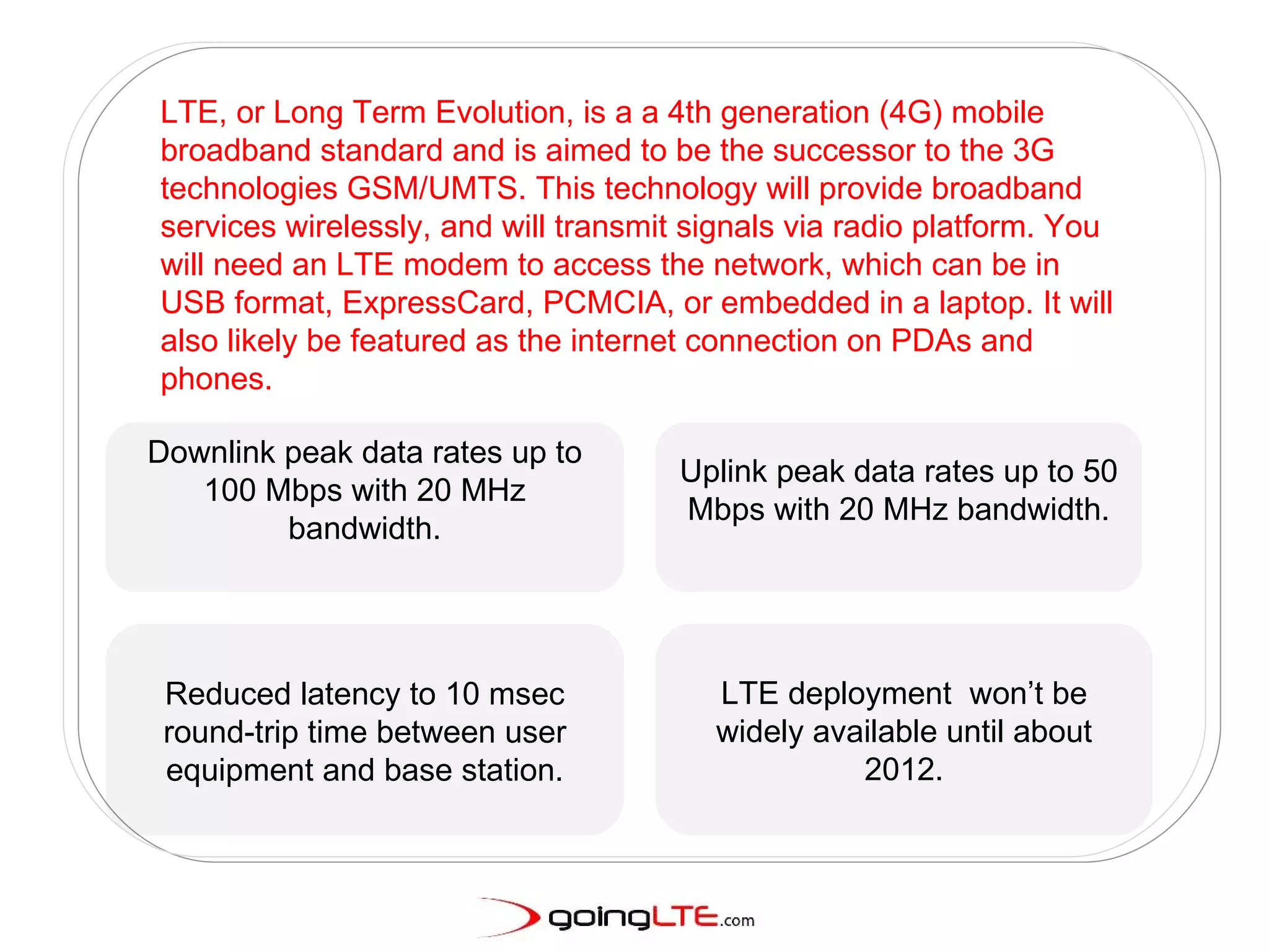 What Is LTE? | PPT