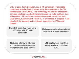 What Is LTE? | PPT
