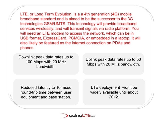 What Is LTE? | PPT