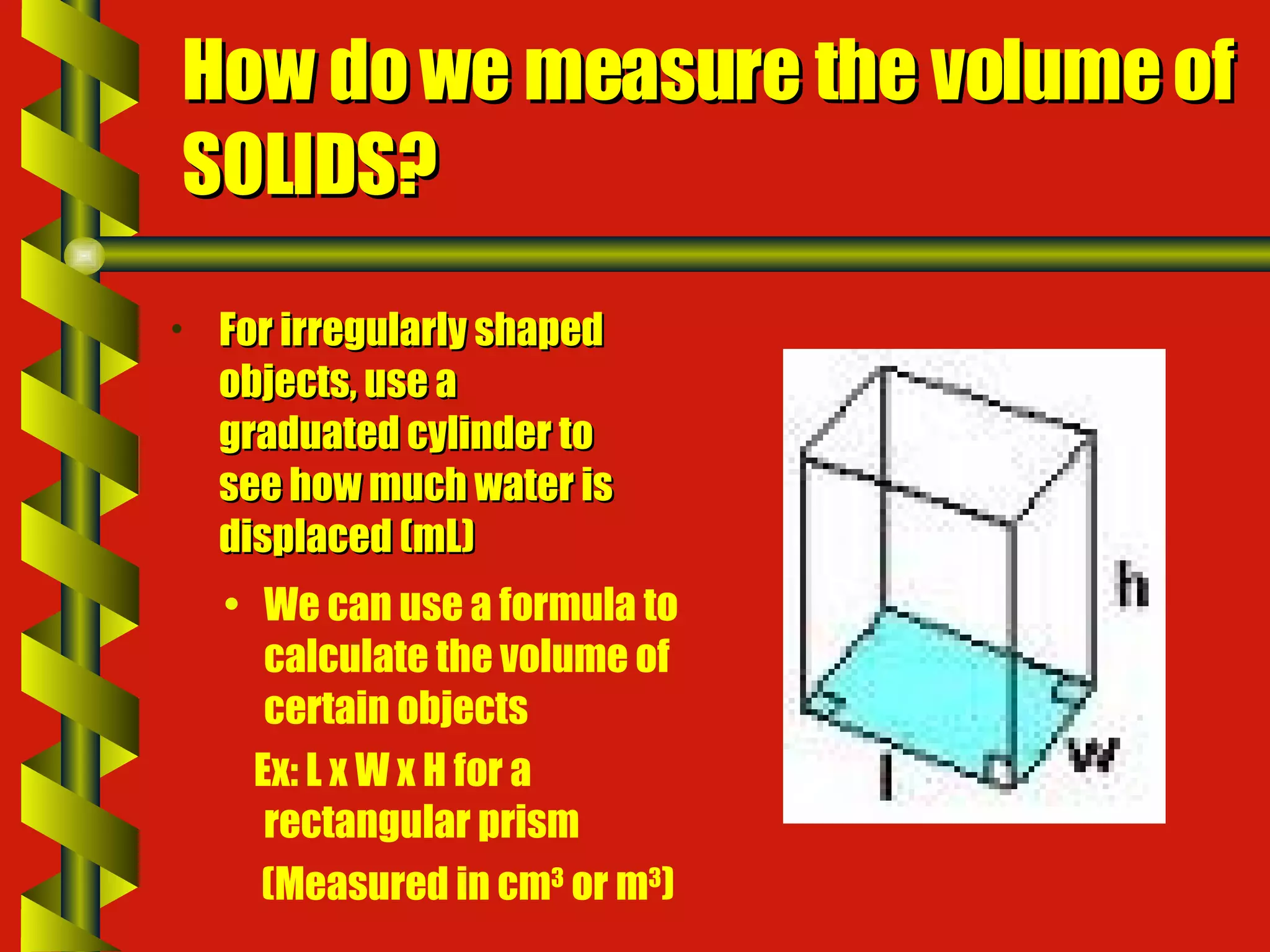 Matter, Mass, & Volume | PPT