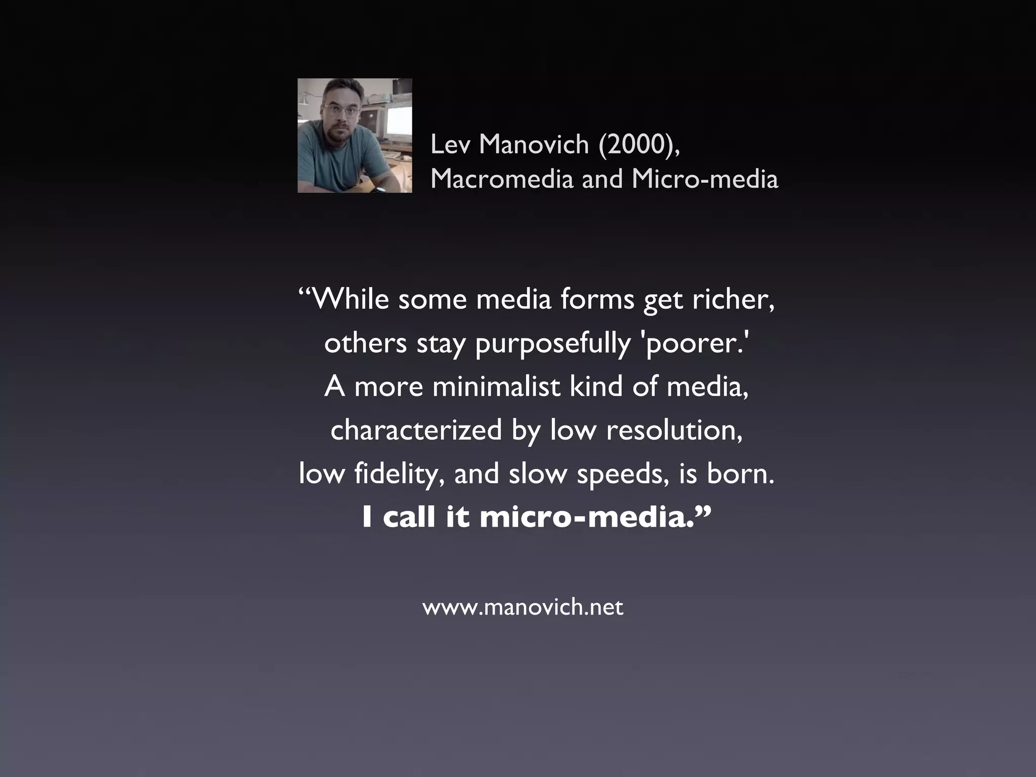 What Is Micromedia? Living and Learning in Microcontent Environments. | PPT