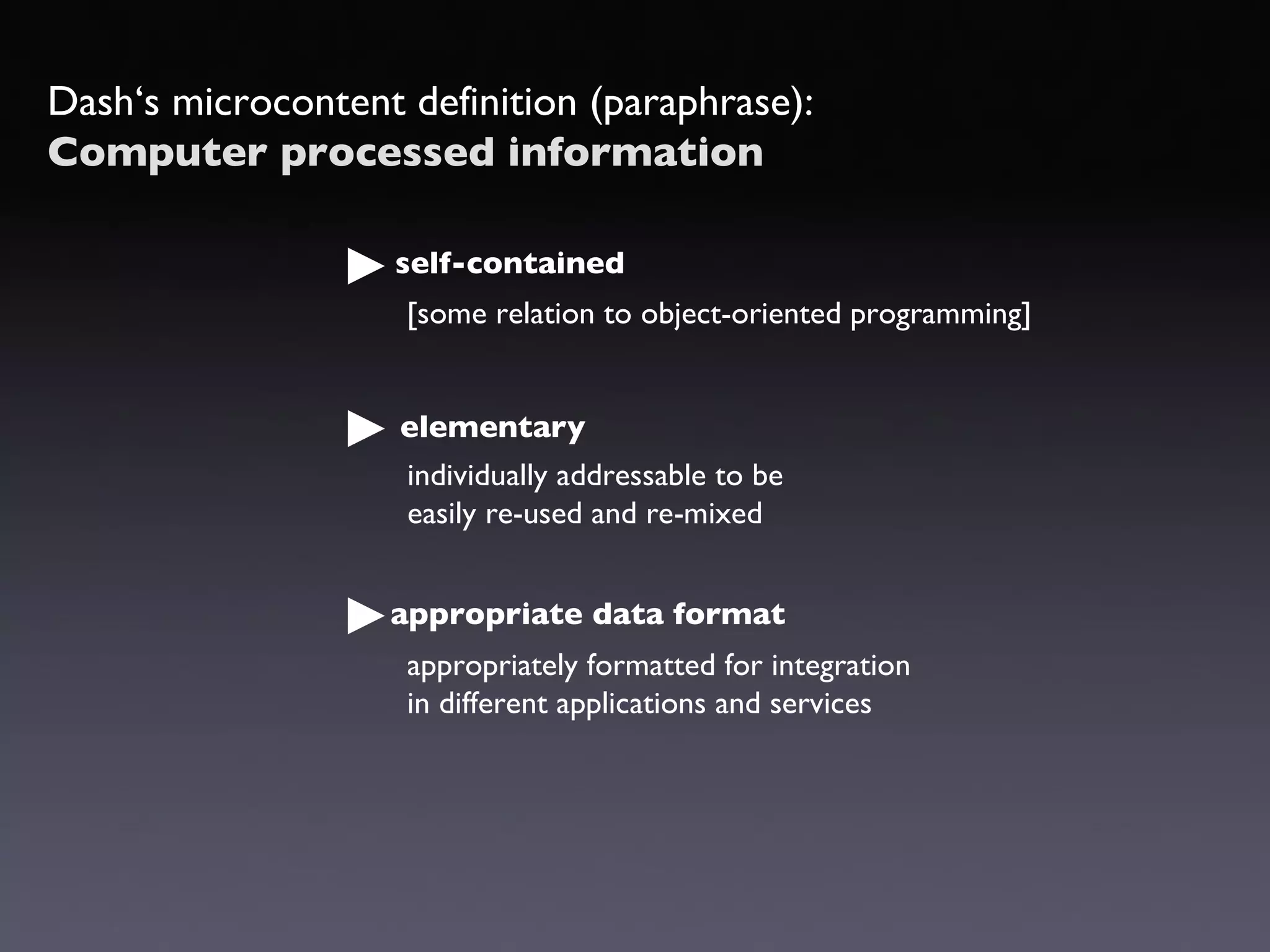 What Is Micromedia? Living and Learning in Microcontent Environments. | PPT
