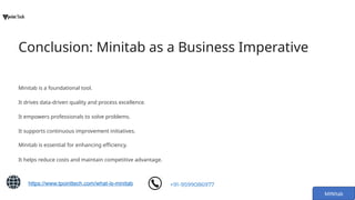 Exploring Minitab: The Powerful Statistical Analysis Tool | PPTX