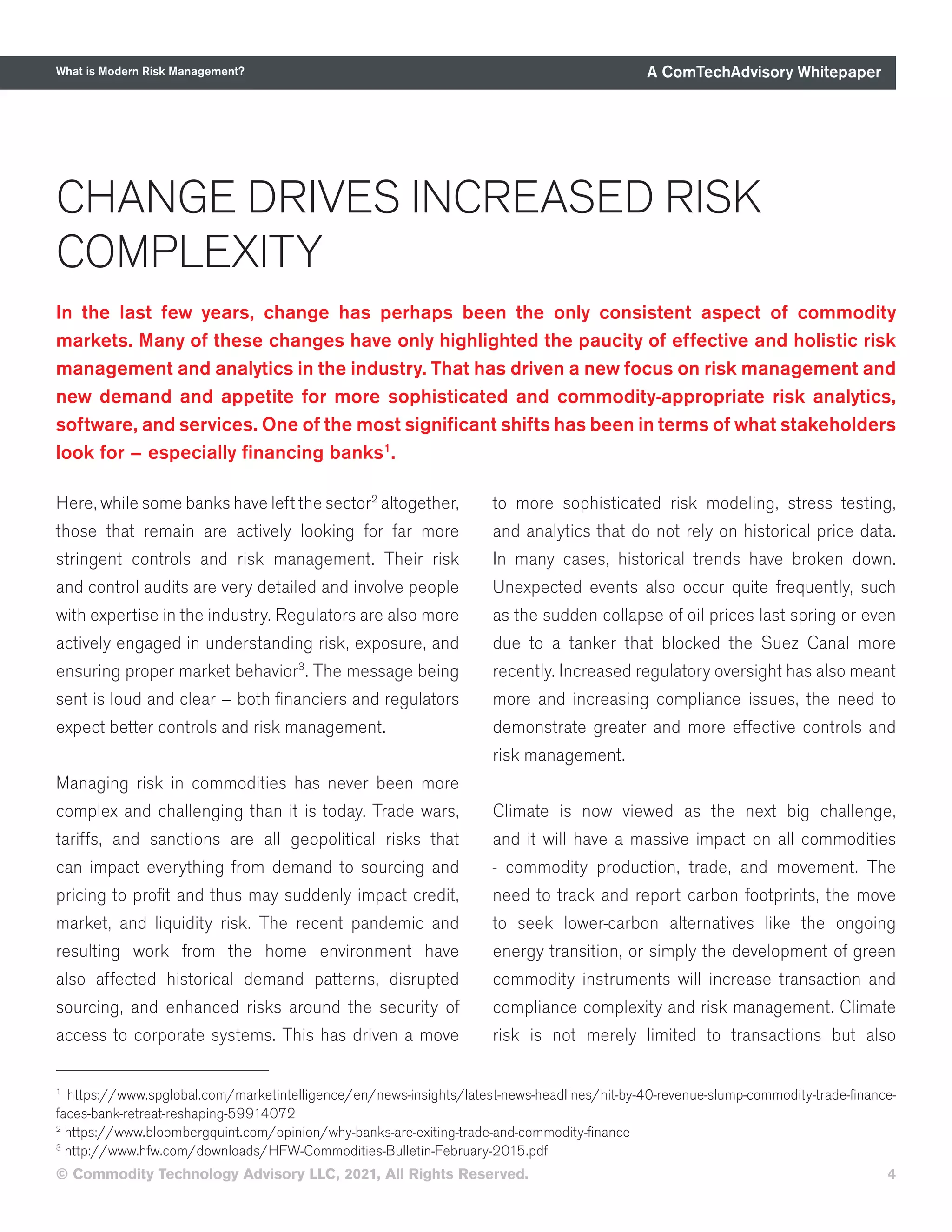 What is Modern Risk Management? | PDF