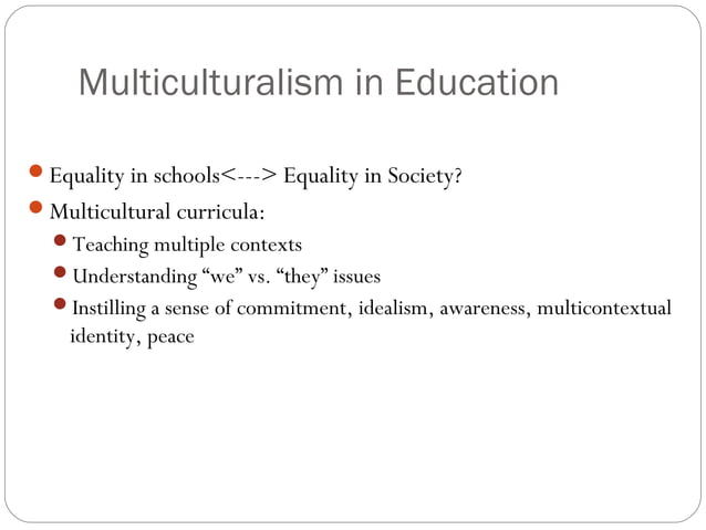 What is Multiculturalism? | PPT