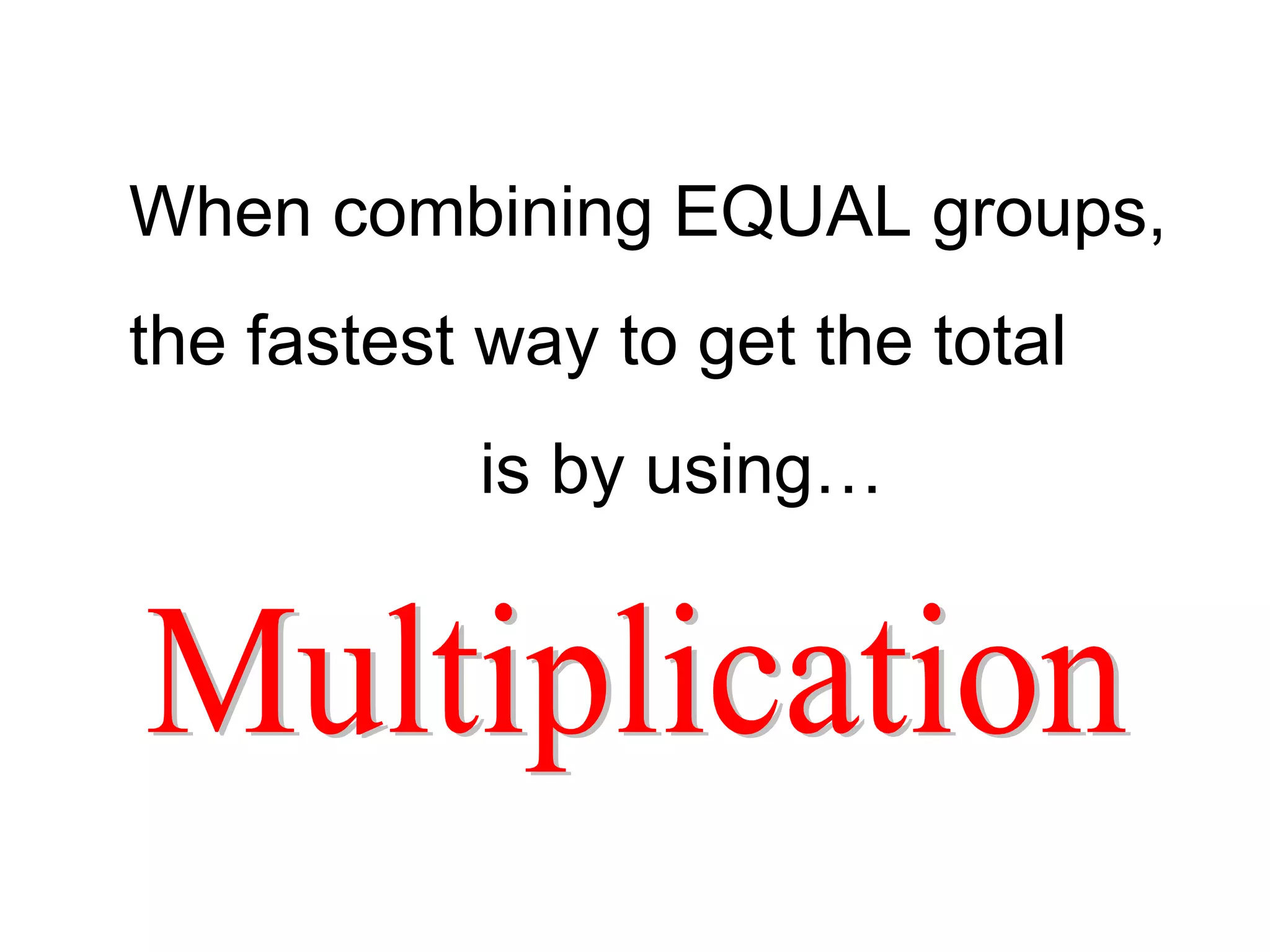 What Is Multiplication? | PPT