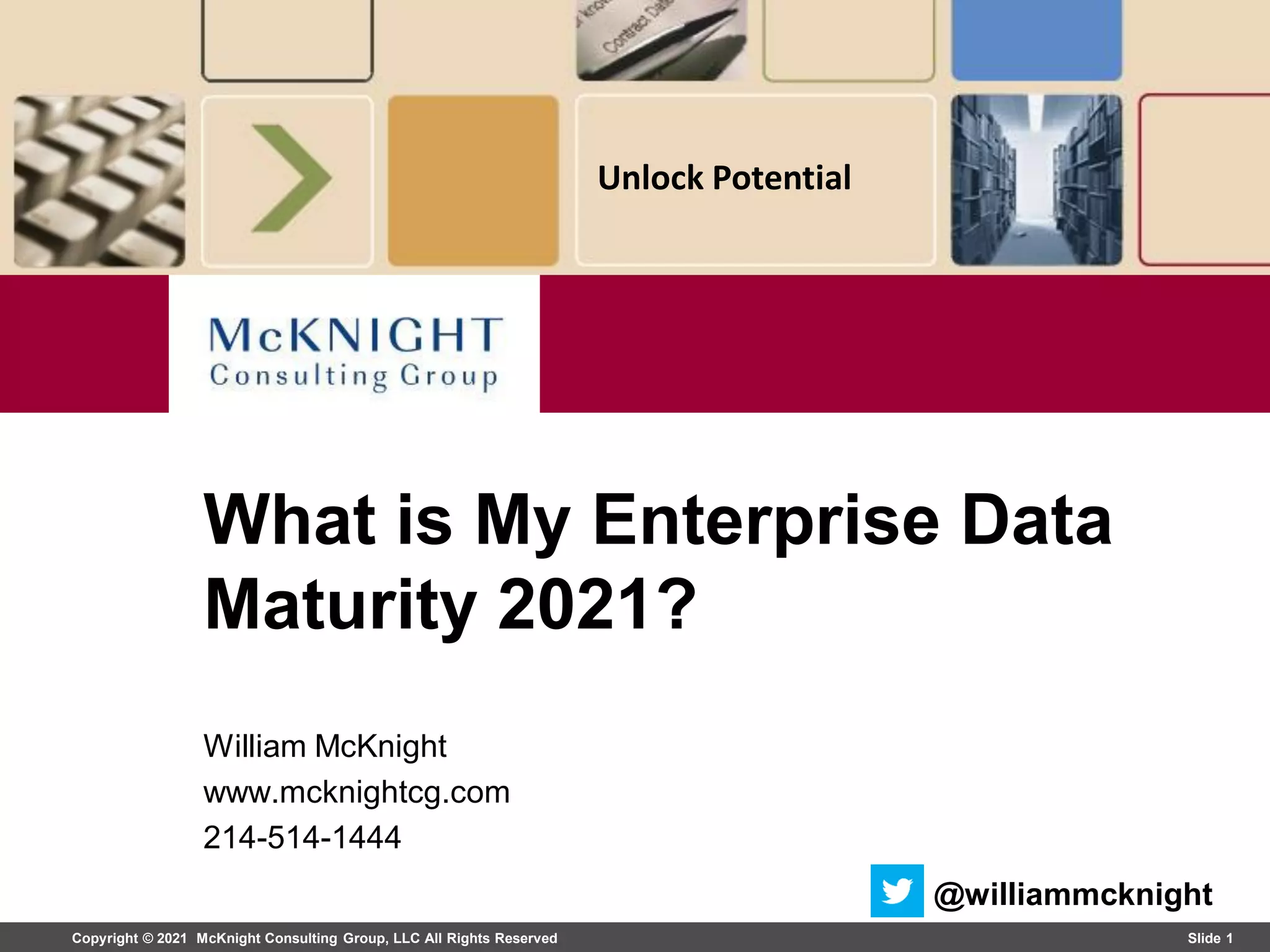 What Is My Enterprise Data Maturity 2021 | PDF