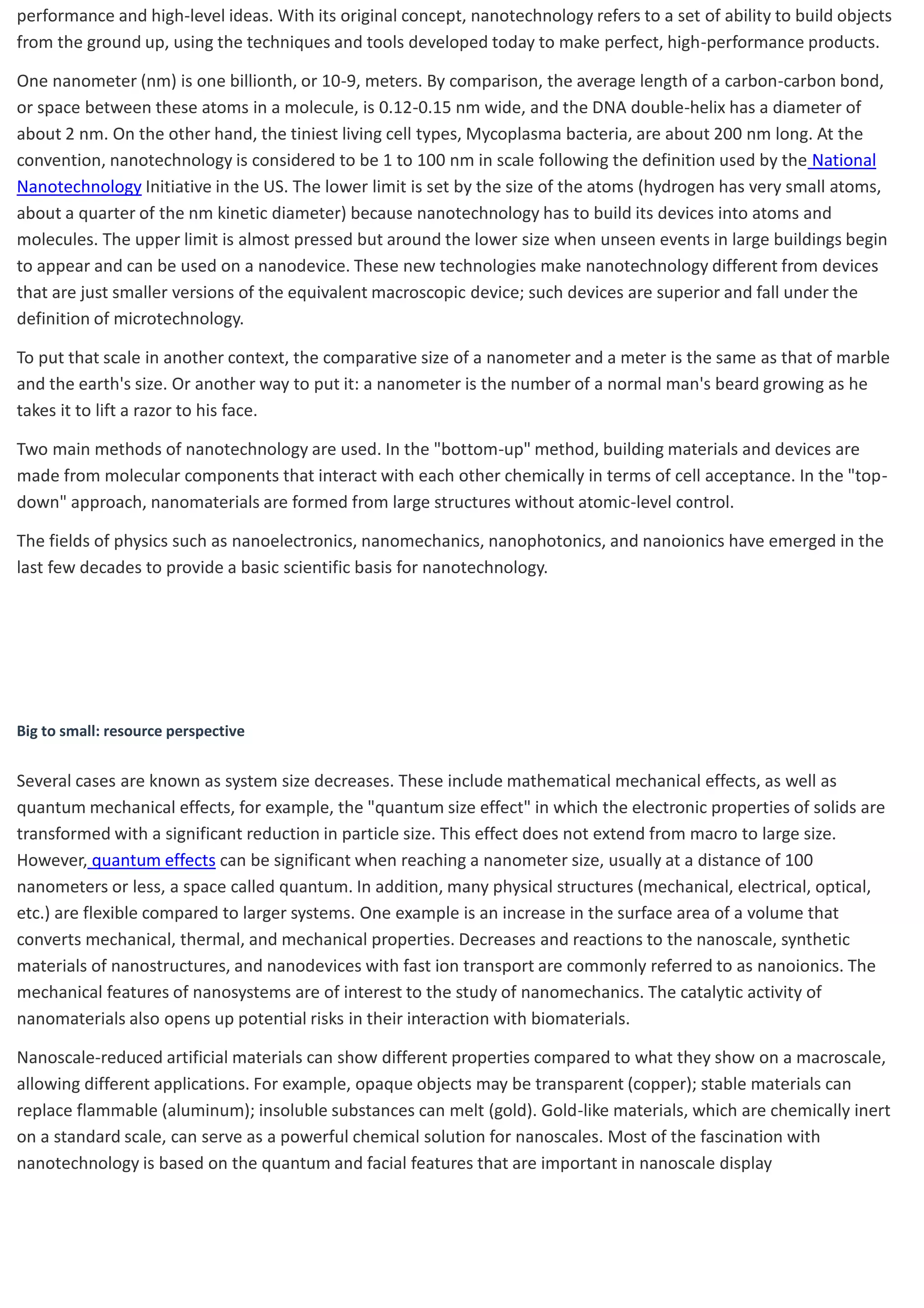 What is Nanotechnology? A Technology which will change the world. | PPT