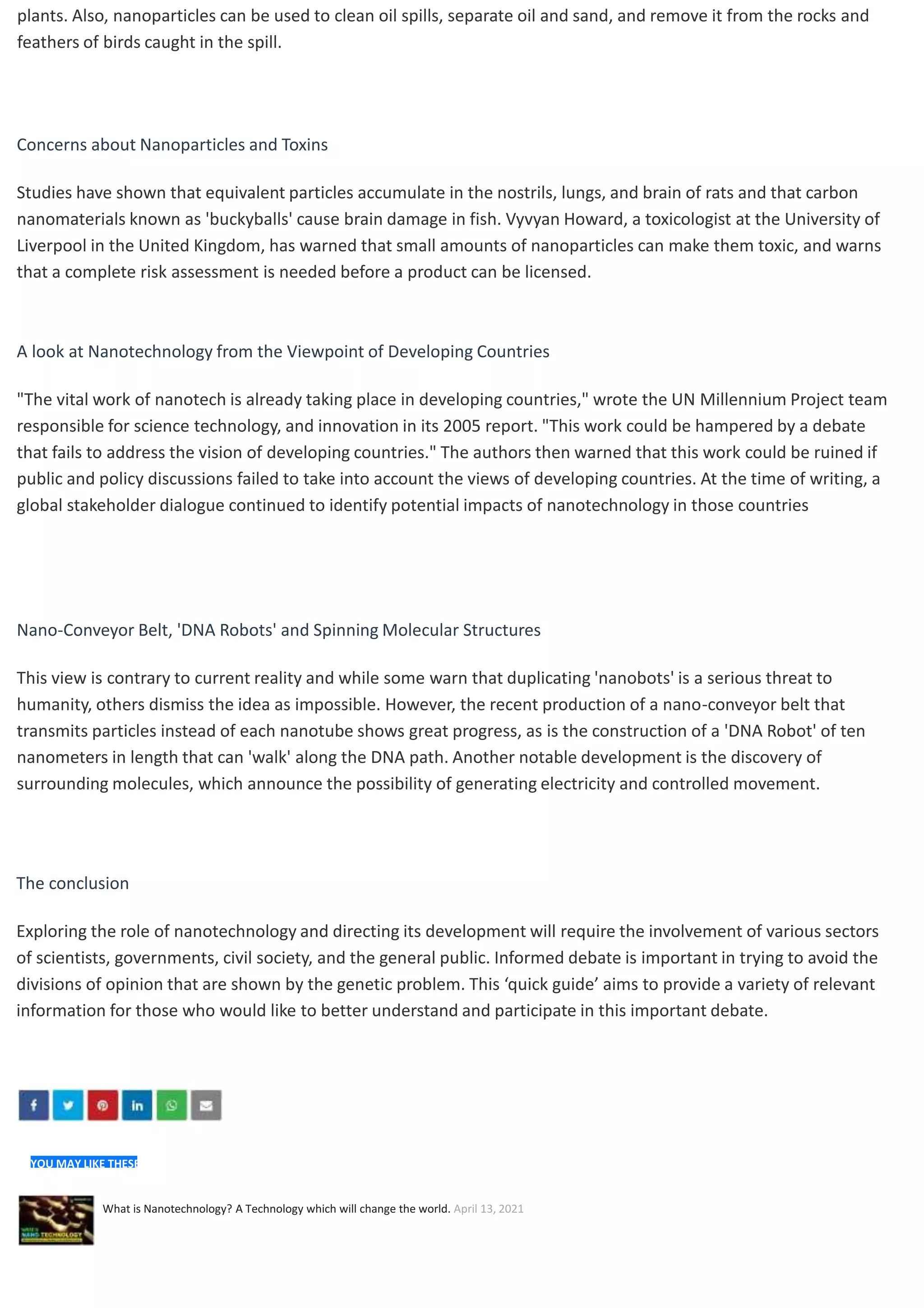 What is Nanotechnology? A Technology which will change the world. | PPT