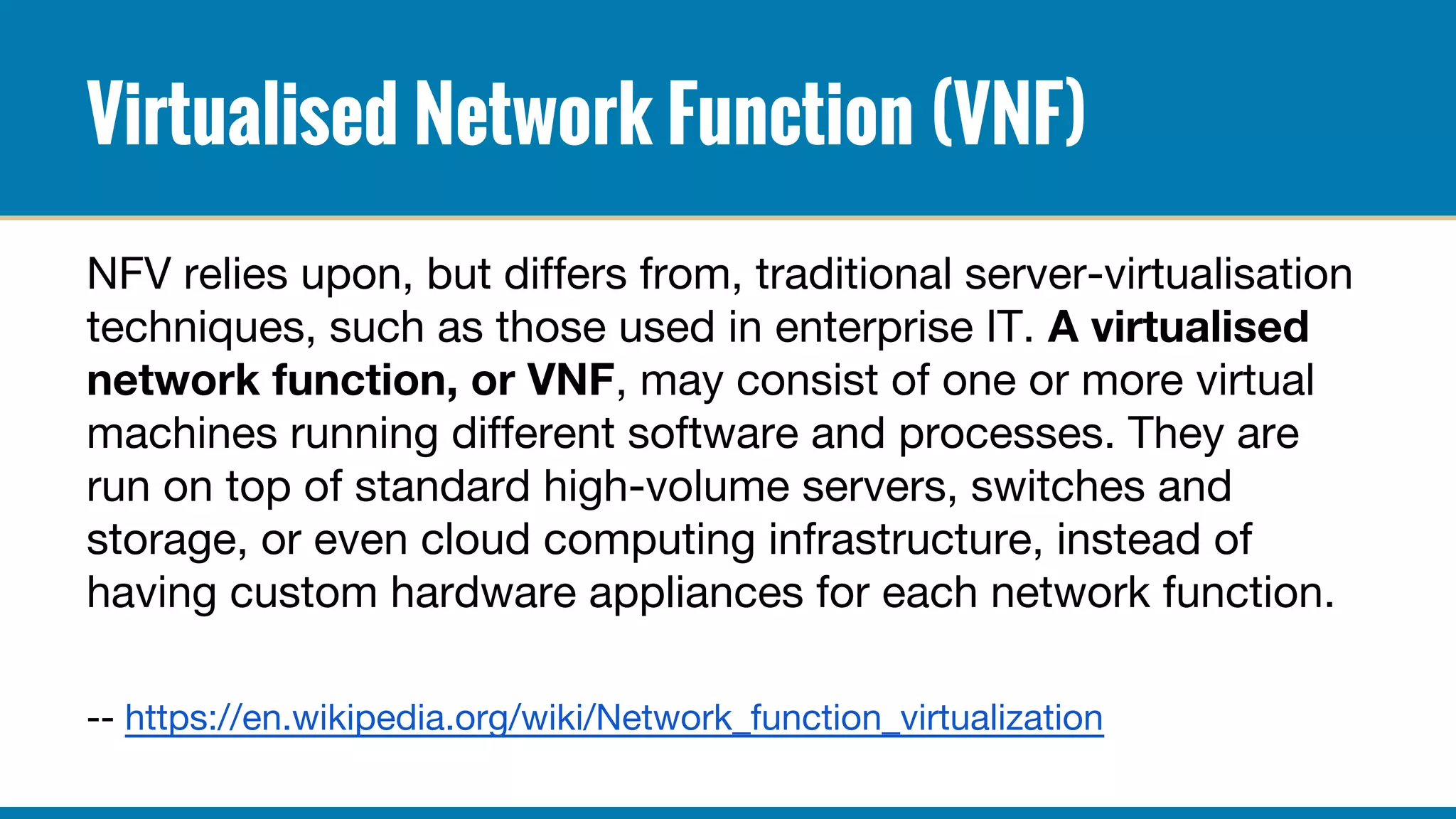 What is Network Function Virtualisation (NFV)? | PPT