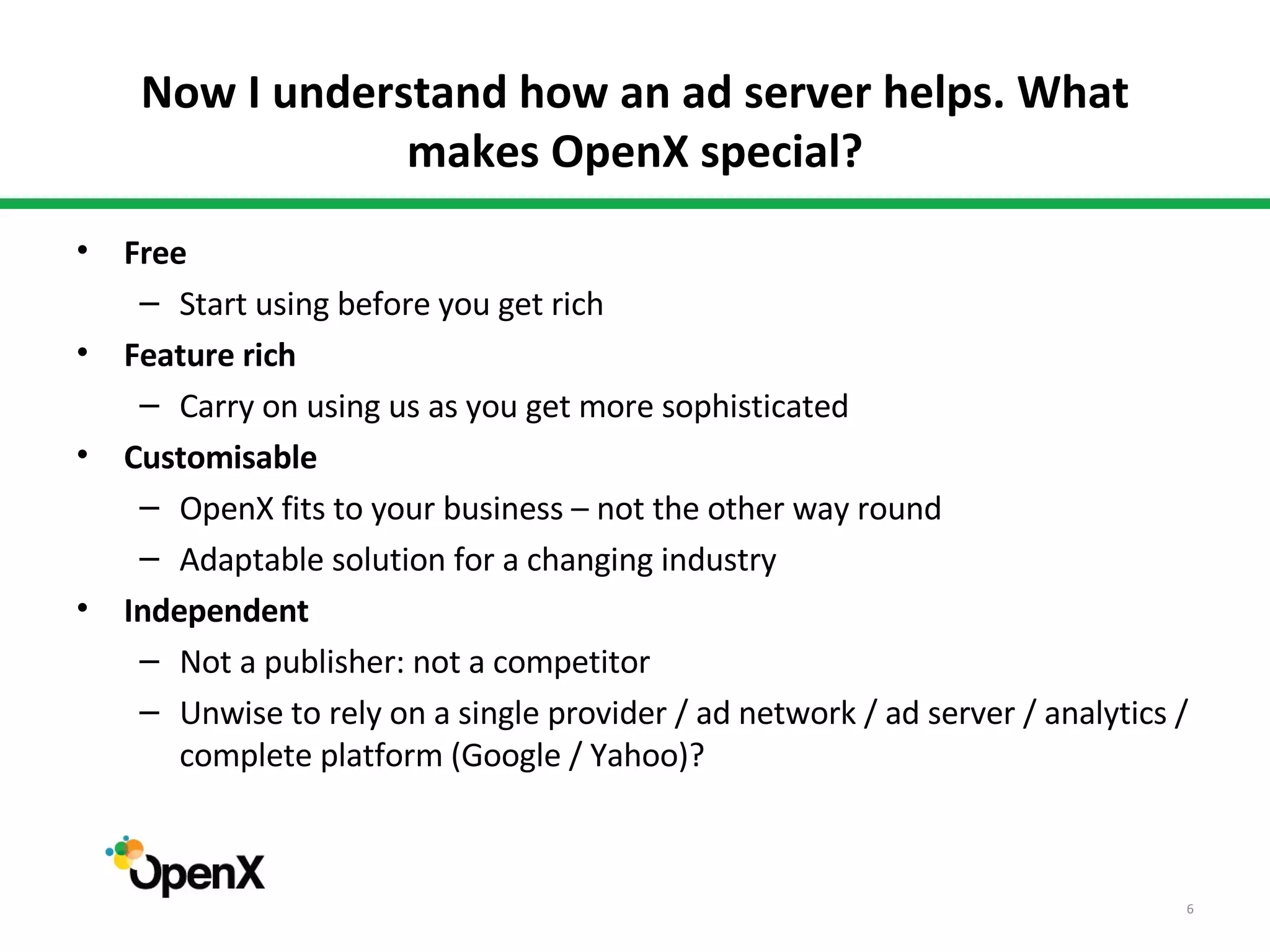 What Is OpenX? (Slides from OpenX New York 2008) | PPT | Advertising ...