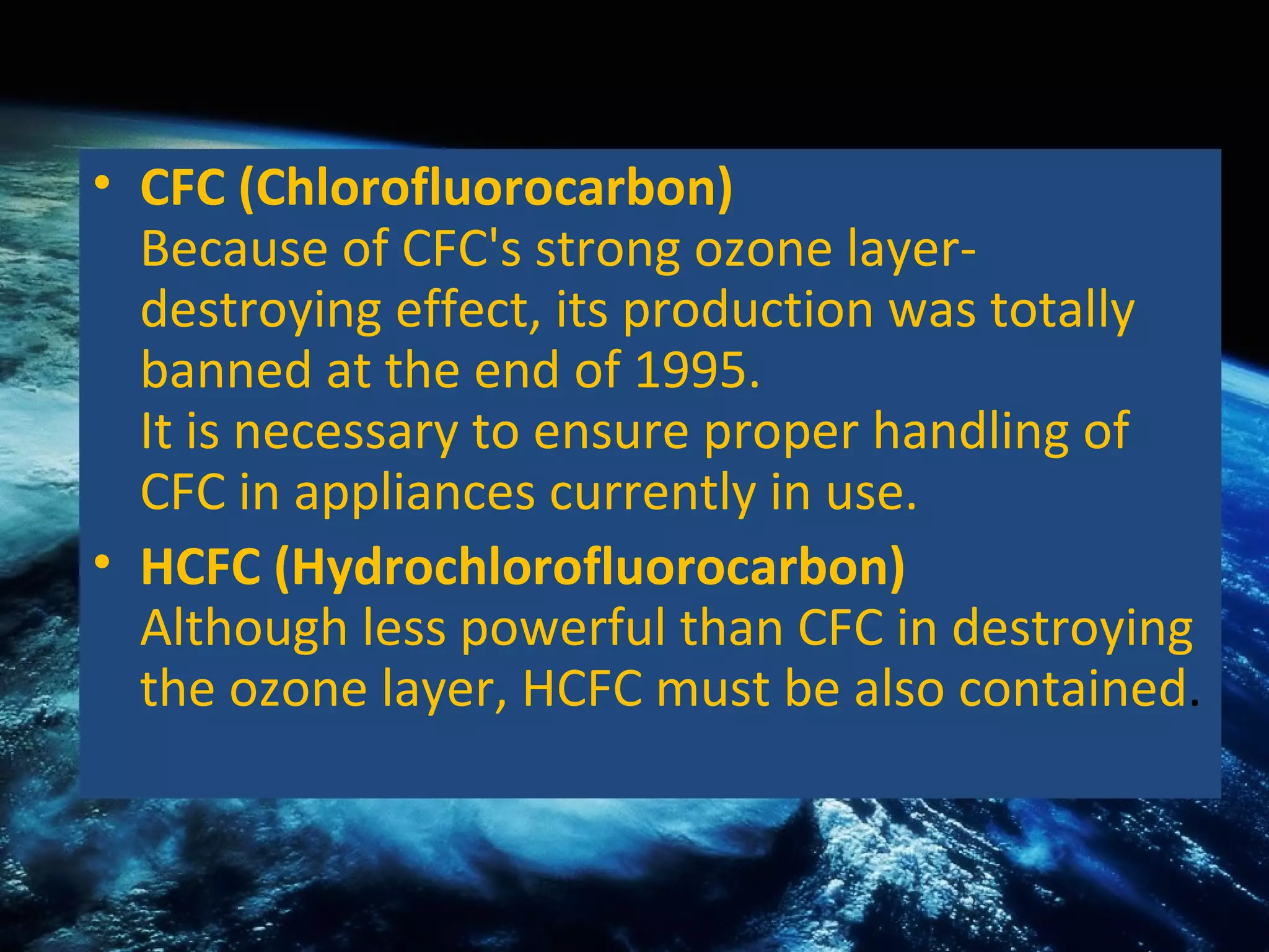 What Is Ozone Layer Destruction | PPT