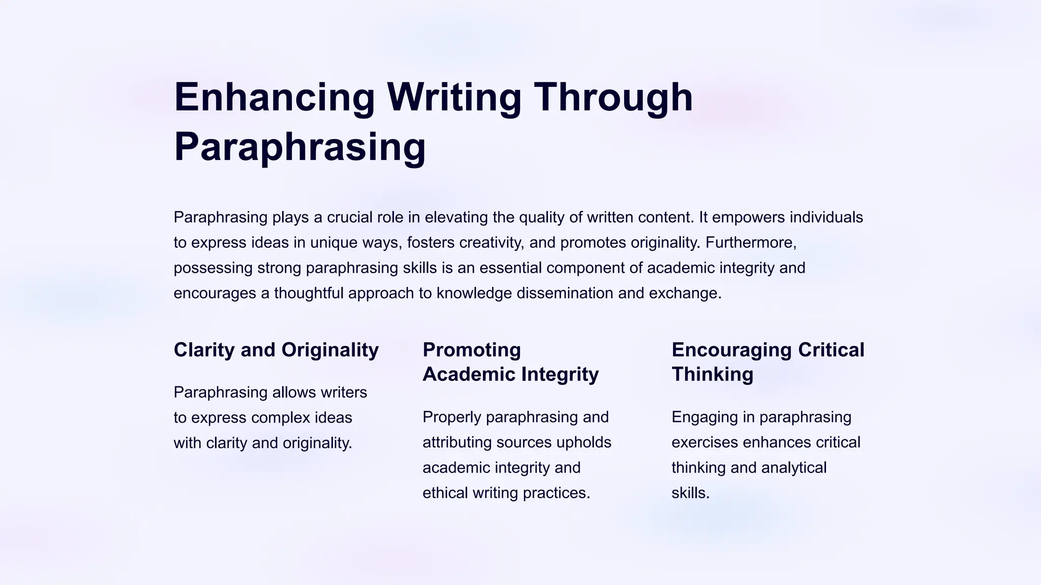 Importance of Paraphrasing in research.pptx