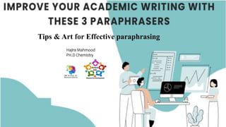 Importance of Paraphrasing in research.pptx