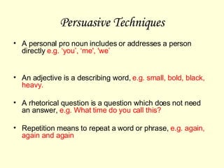 What Is Persuasive Language 1 | PPT