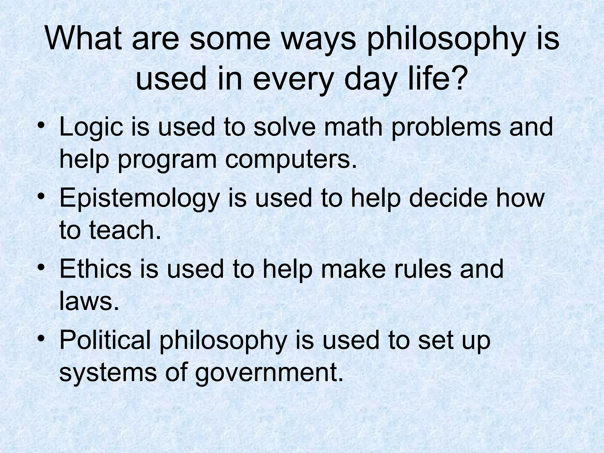 What Is Philosophy? | PPT