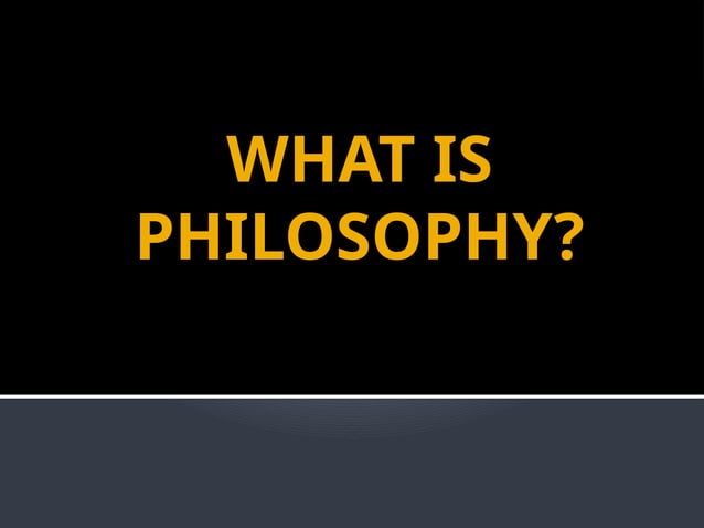 Introduction to philosophy of the human nature. | PPTX