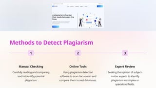 What-is-Plagiarism, how to identify, different sourcves and methods.pptx