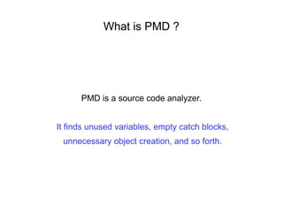 What is-pmd | PDF