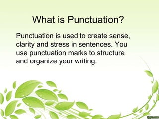 Punctuations | PPT