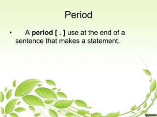Punctuations | PPTX