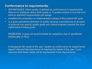 WHAT IS QUALITY? Paola Di Maio | PPT