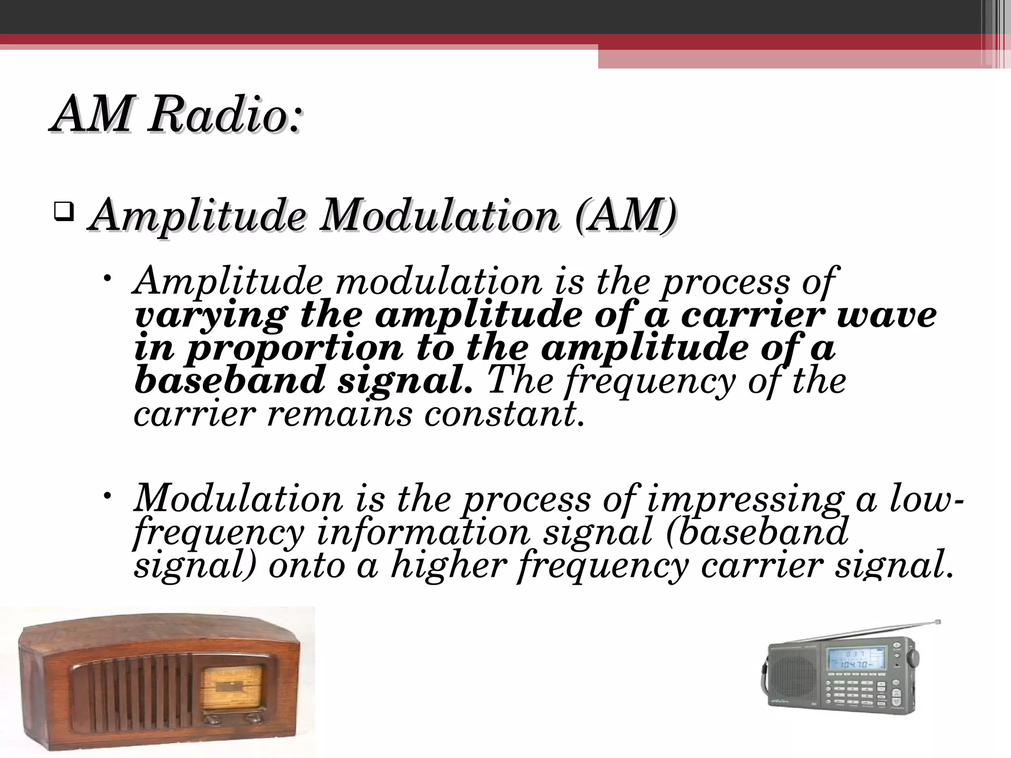 What Is Radio Fm And Am | PPT