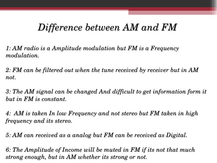 What Is Radio Fm And Am What Is Radio Fm And Am