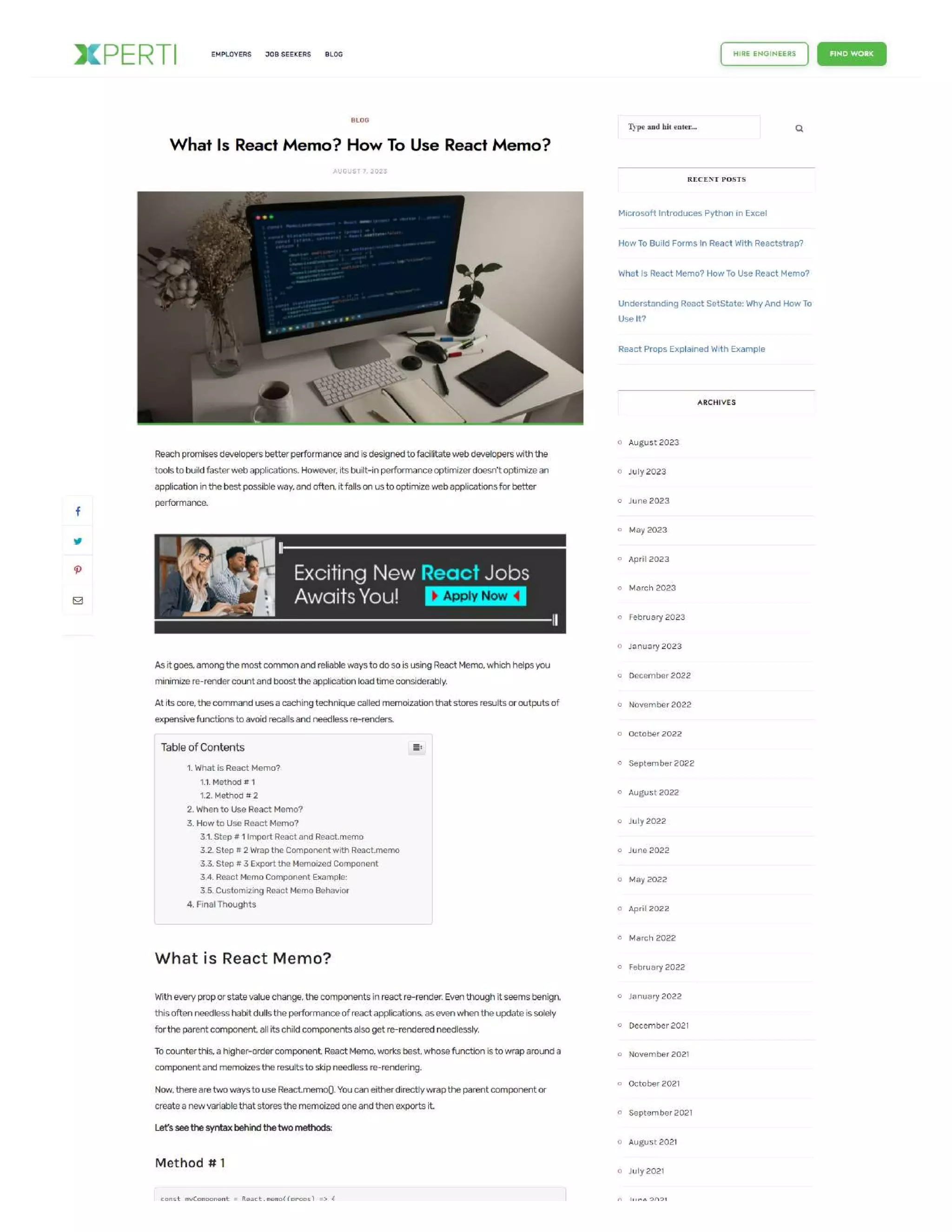 What Is React Memo How To Use React Memo Pdf
