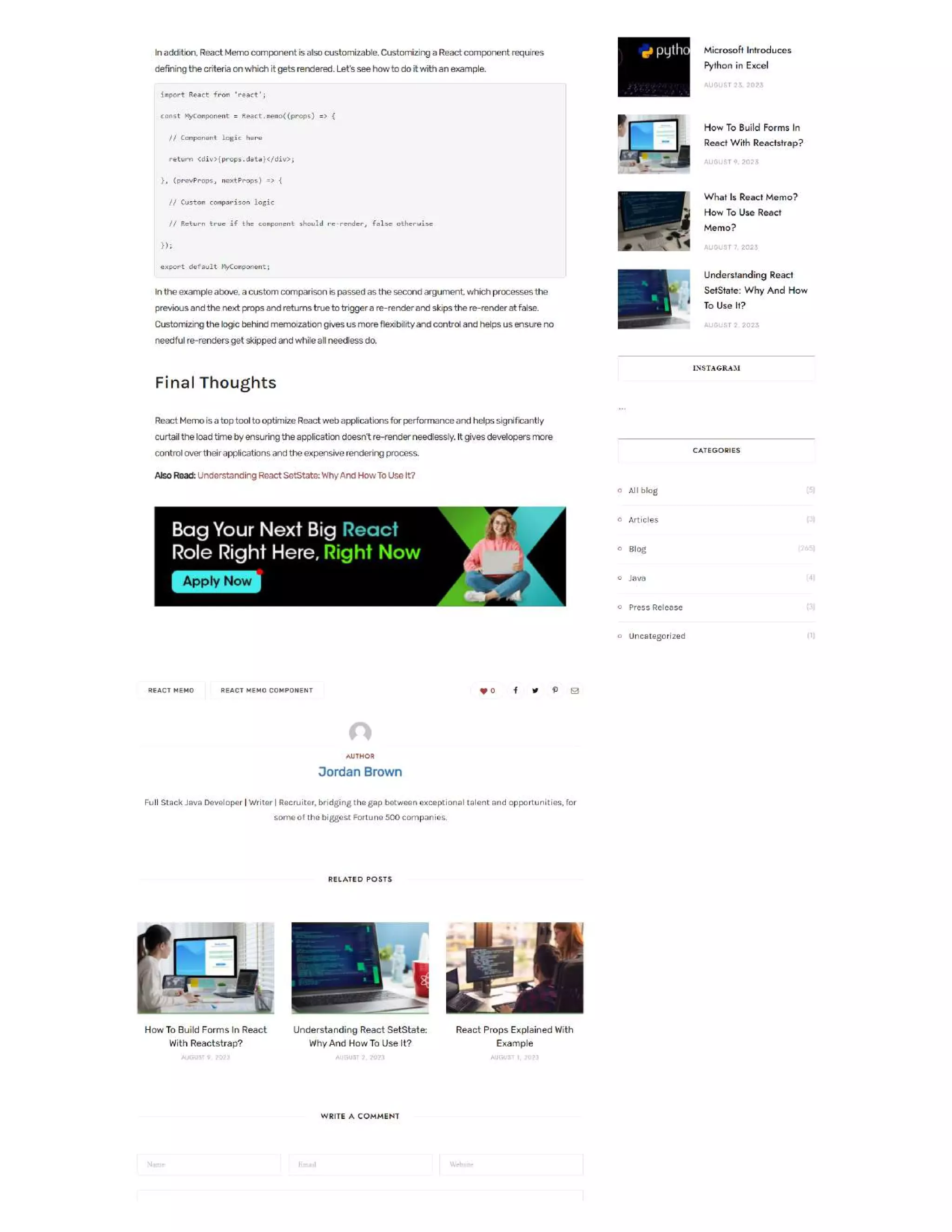 What Is React Memo How To Use React Memo Pdf Computing Technology And Computing