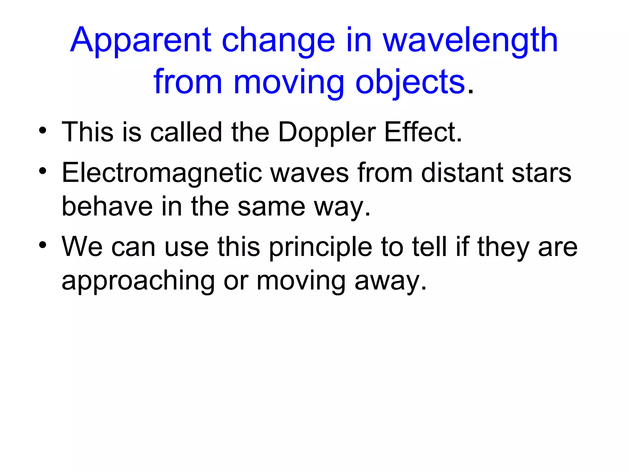 What Is Red Shift | PPT