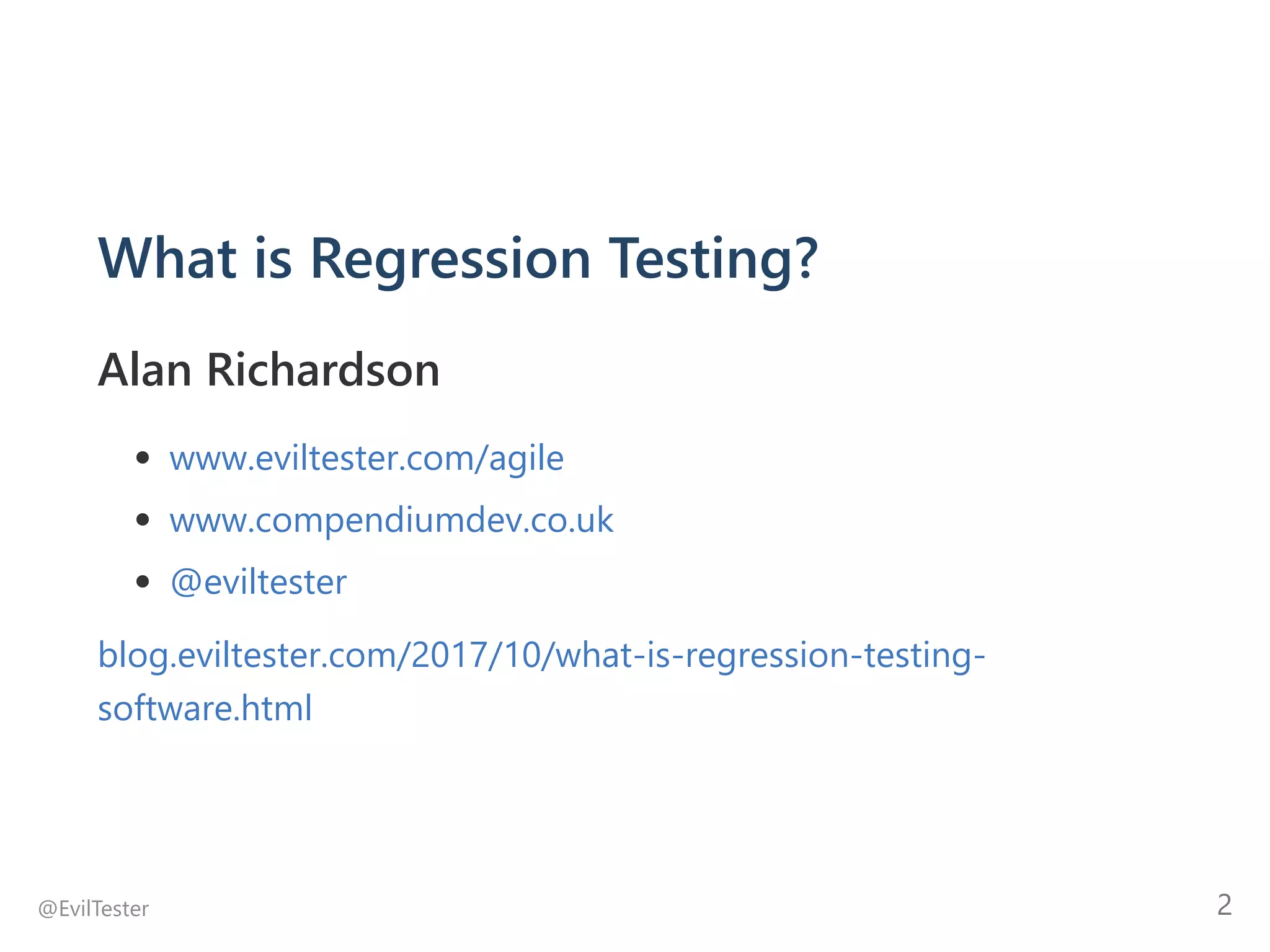 What is Regression Testing? | PDF