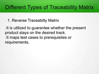 What is-requirement-traceability-matrix-and-why-is-it-needed- | PPTX