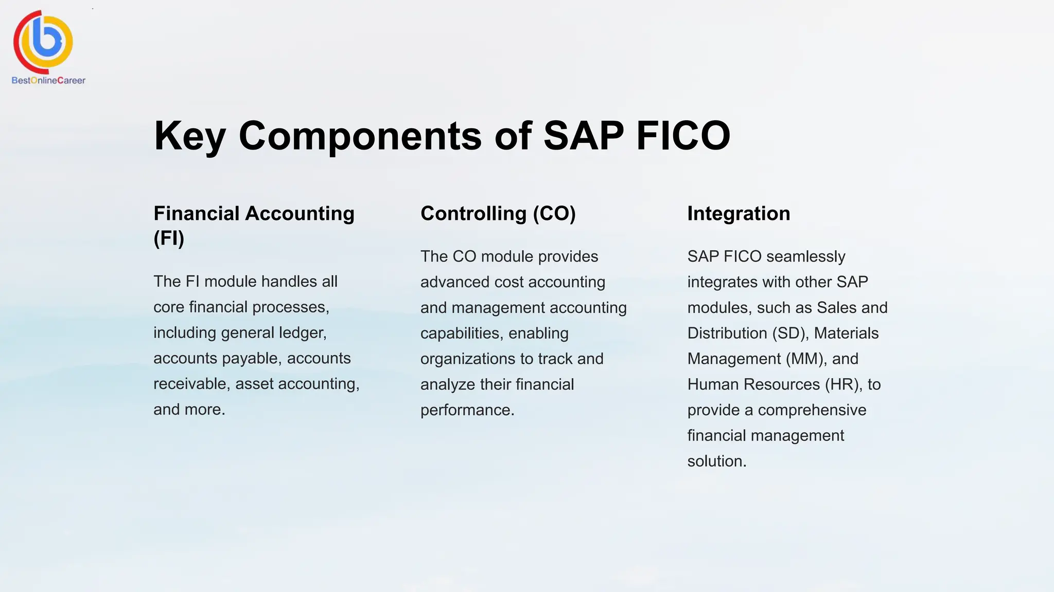 SAP-FICO Modules fundamental for company | PPTX