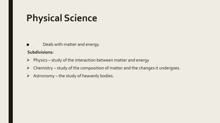 What is-science-grade-7 | PPTX