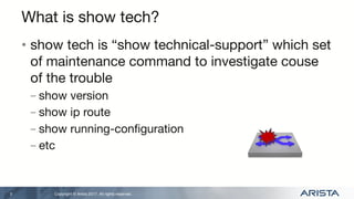What is "Show Tech" - JANOG Case Study | PDF