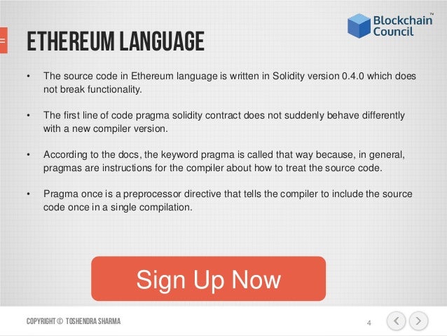 What Is Solidity Programming Language For Ethereum Smart Ccontracts