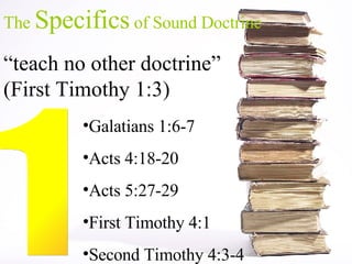What Is Sound Doctrine | PPT