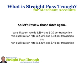 What Is Straight Pass Through | PPT