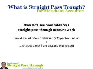 What Is Straight Pass Through | PPT
