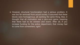 What is Structural Functionalism | PPT