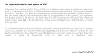 What is The Armed Forces Tribunal | PPTX