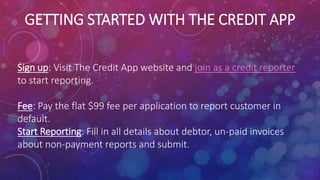 What is The Credit App and How it Works? | PPTX