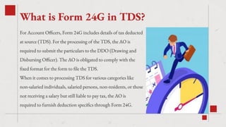 Steps for E-filing Form 24G on the NSDL Portal (India) | PPT