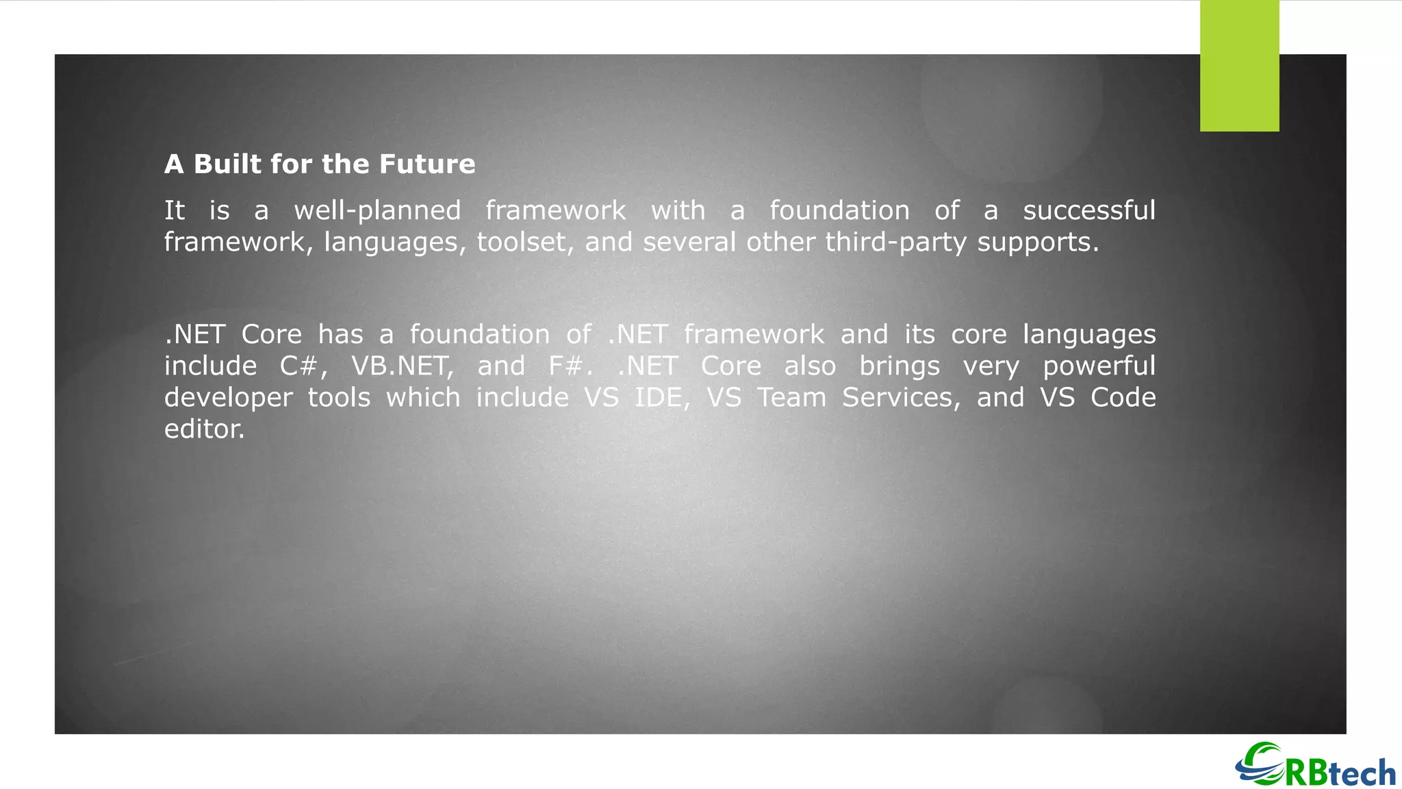 The Future Of Dot Net Core | PPT