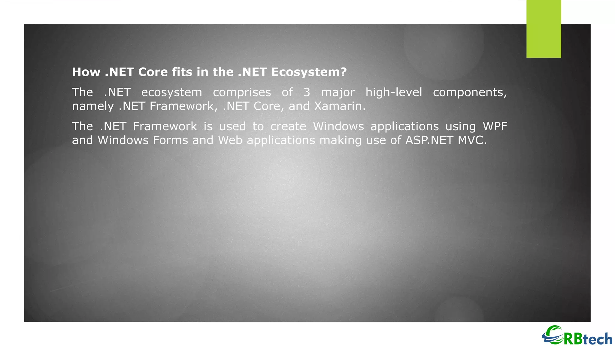 The Future Of Dot Net Core | PPT